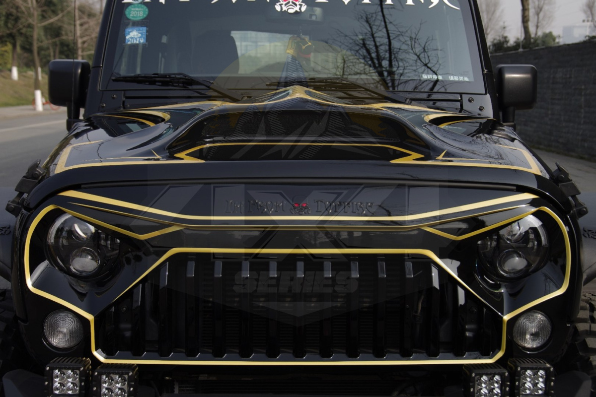 4X4 SERIES > Grill TopFire "FURY II" Jeep Wrangler JK/JKU - TXJ 189-TF